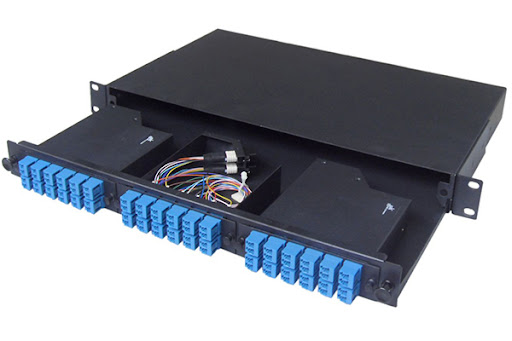 Fiber Optic Rack Mount Patch Enclosure COMMSCOPE / AMP (P/N: 2-1348960-4)
